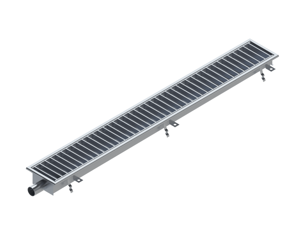Stainless steel modular drain channels – Fenicrom Drain