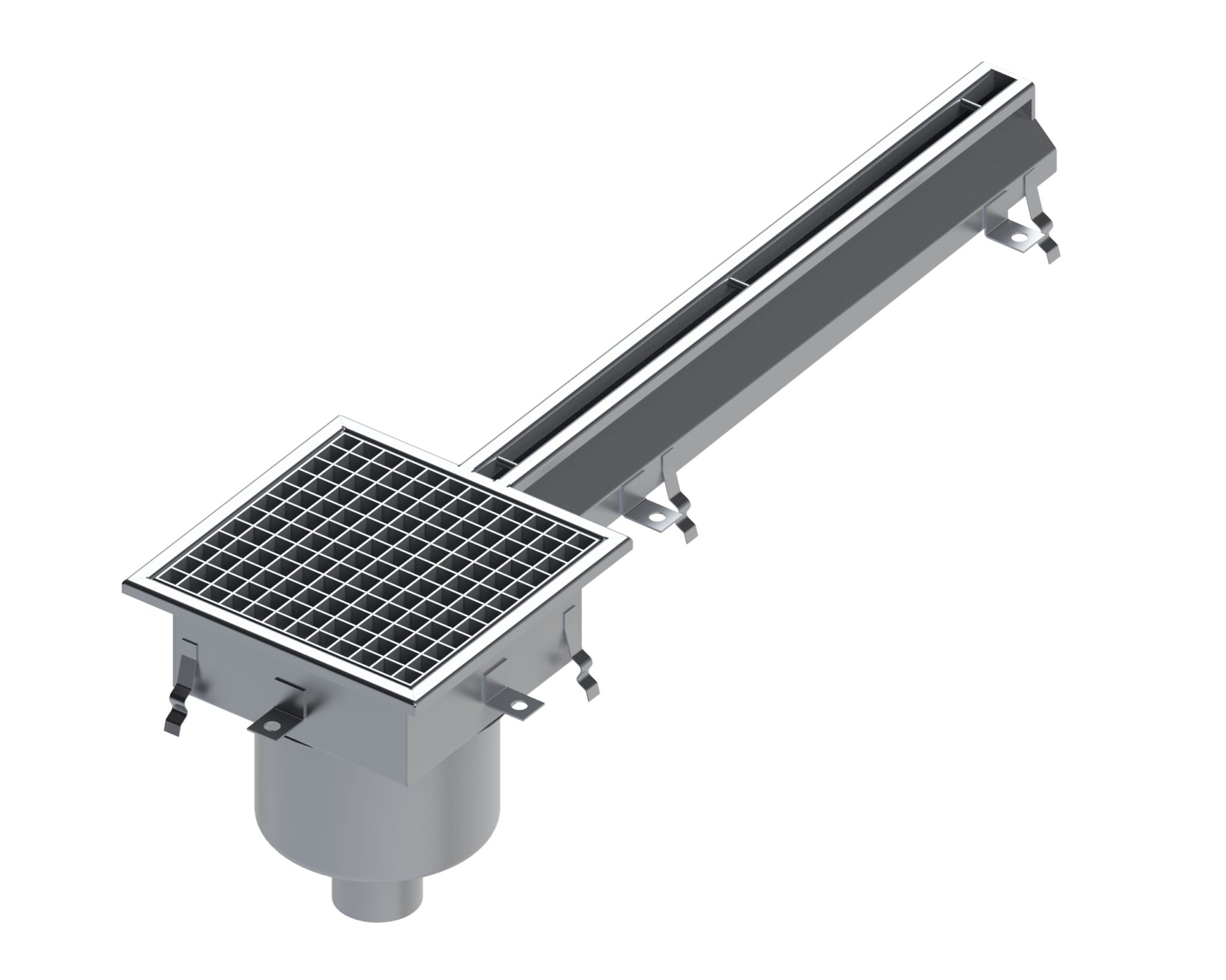 Stainless steel slot drains heavy duty - Fenicrom Drain