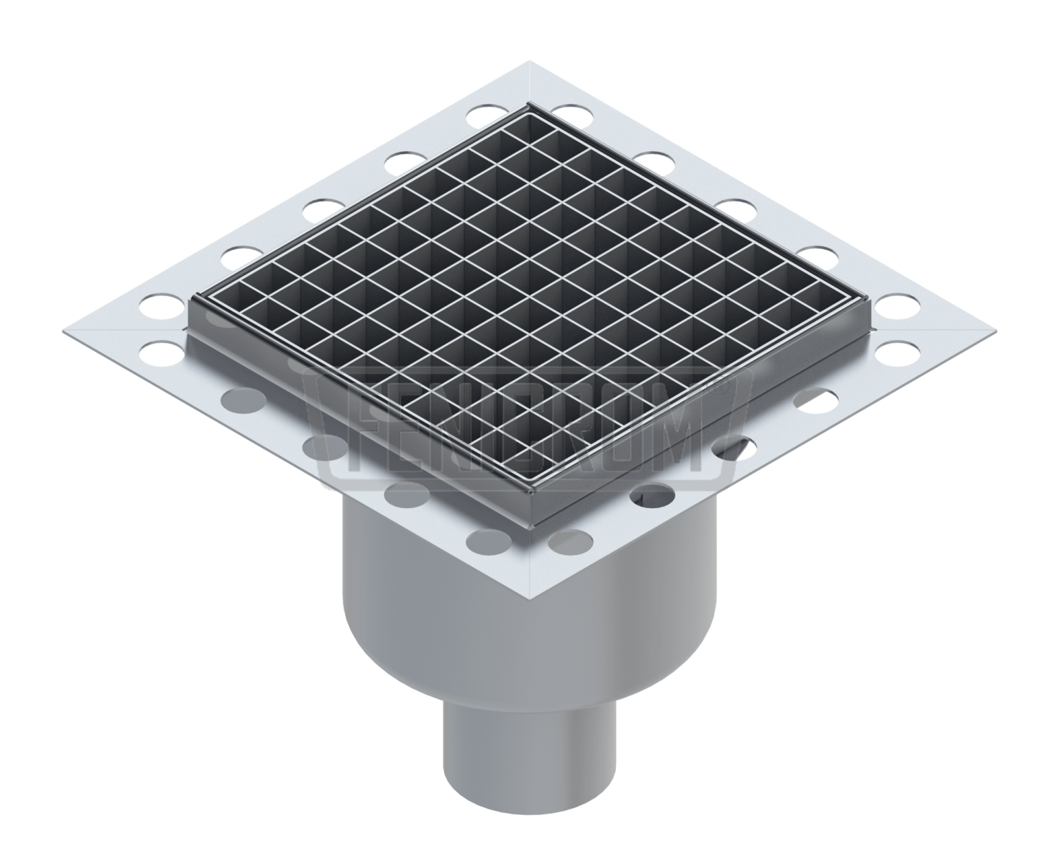 Stainless steel floor drains light duty - Fenicrom Drain