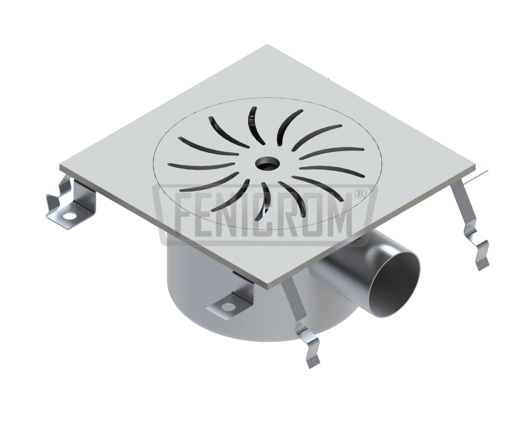 Stainless steel floor drains heavy duty - Fenicrom Drain